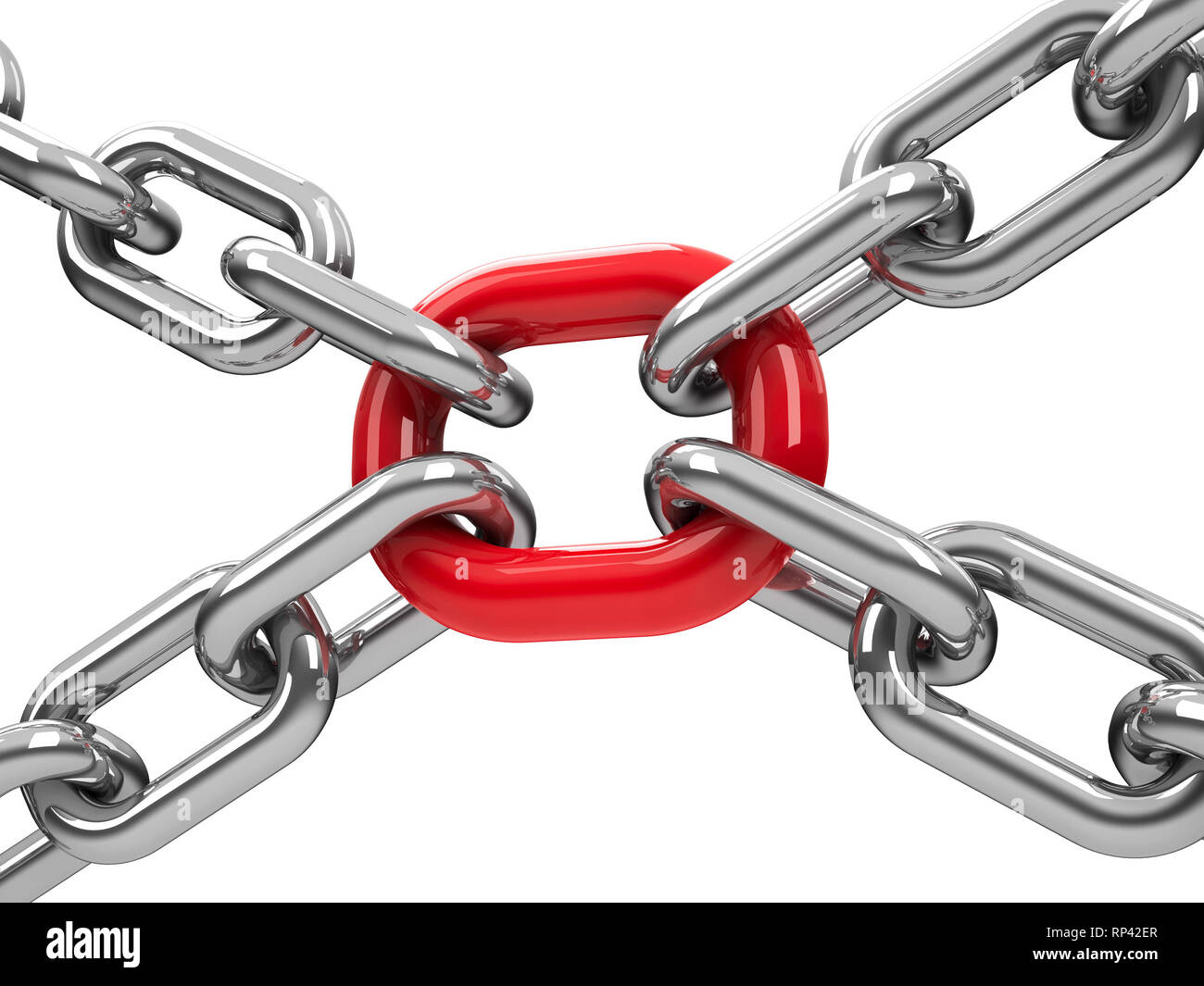 3d render background steel chains hi-res stock photography and images ...