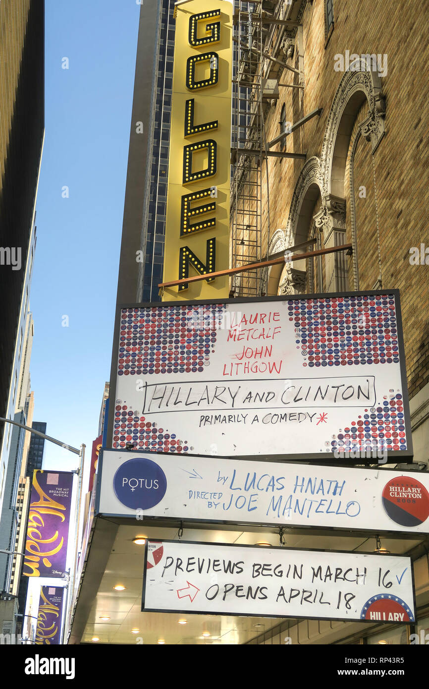 John golden theater hi-res stock photography and images - Alamy