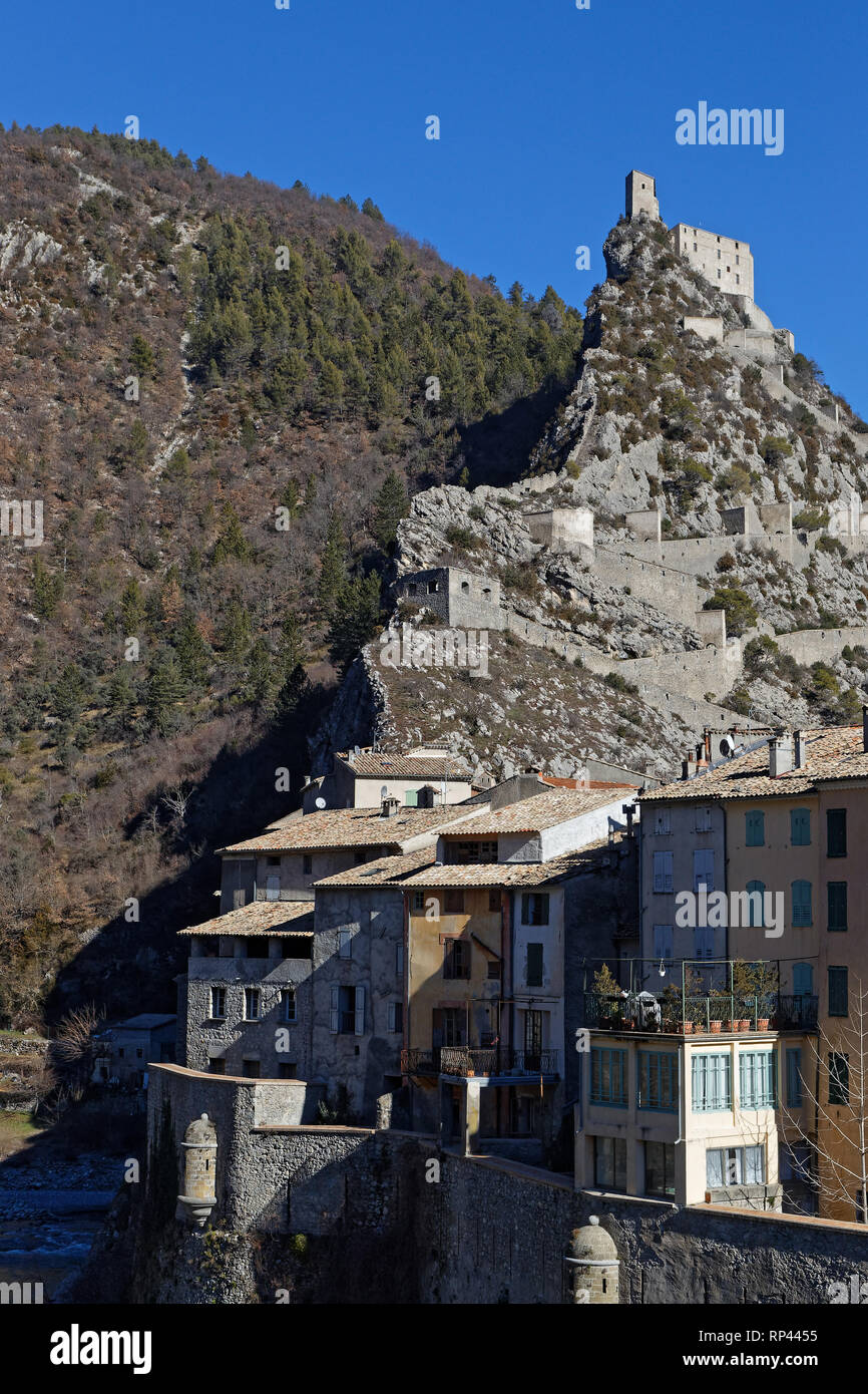 The medieval village of Entrevaux in south of France Stock Photo - Alamy