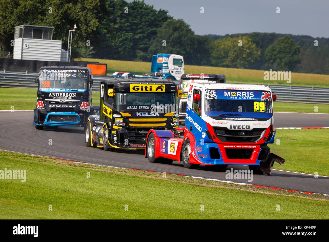 Simon Reid in the Iveco Stralis, Division 1, Snetterton 2018 Truck race ...