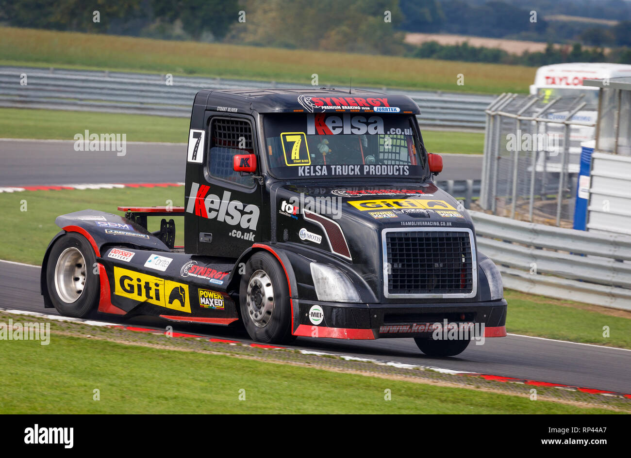 Stuart Oliver in the Volvo VNL, Division 1, truck race at the 2018 ...