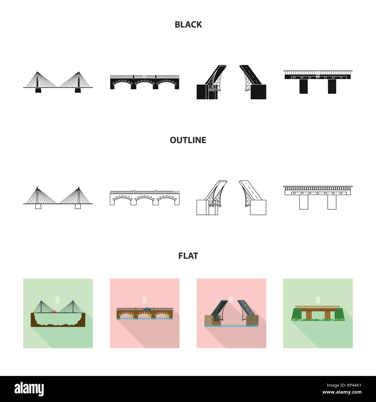 Vector design of connection and design icon. Set of connection and side ...