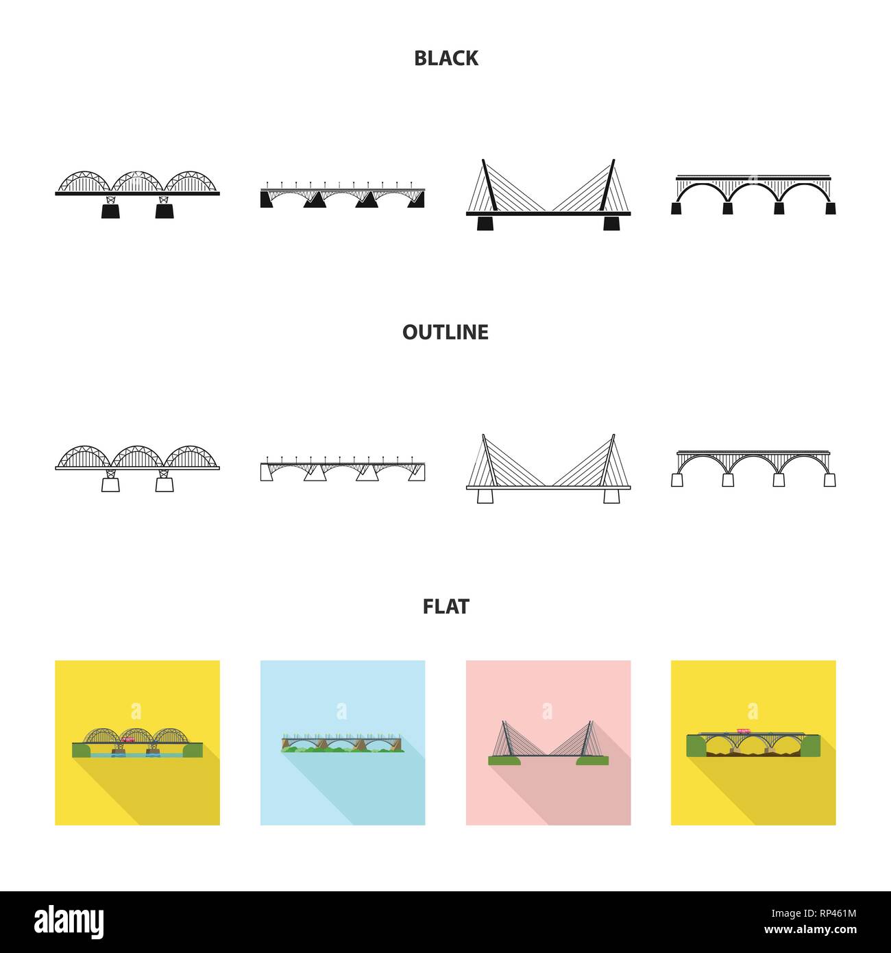Vector design of connection and design sign. Collection of connection ...