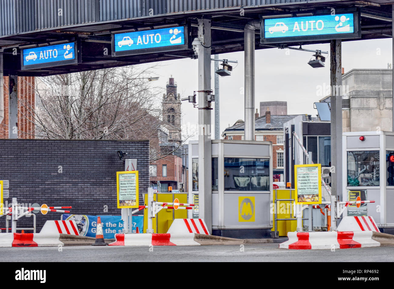 Birkenhead Tunnel Booth Stock Photo - Alamy