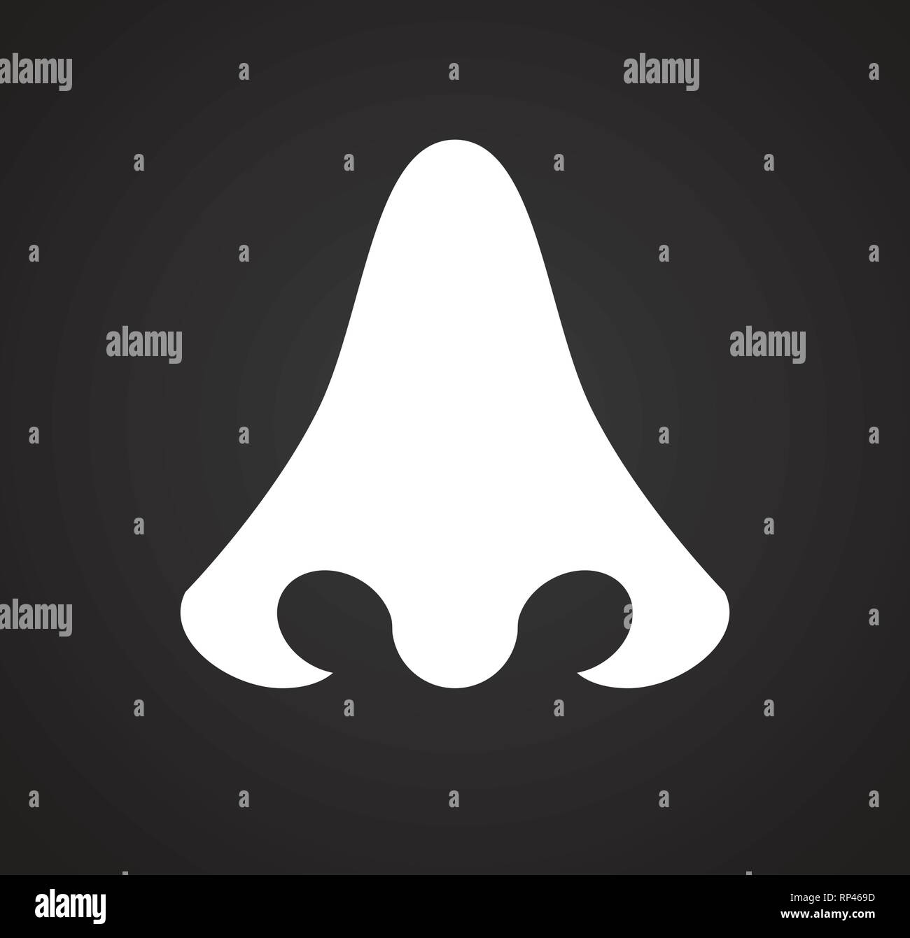 Black button nose Stock Vector Images - Alamy