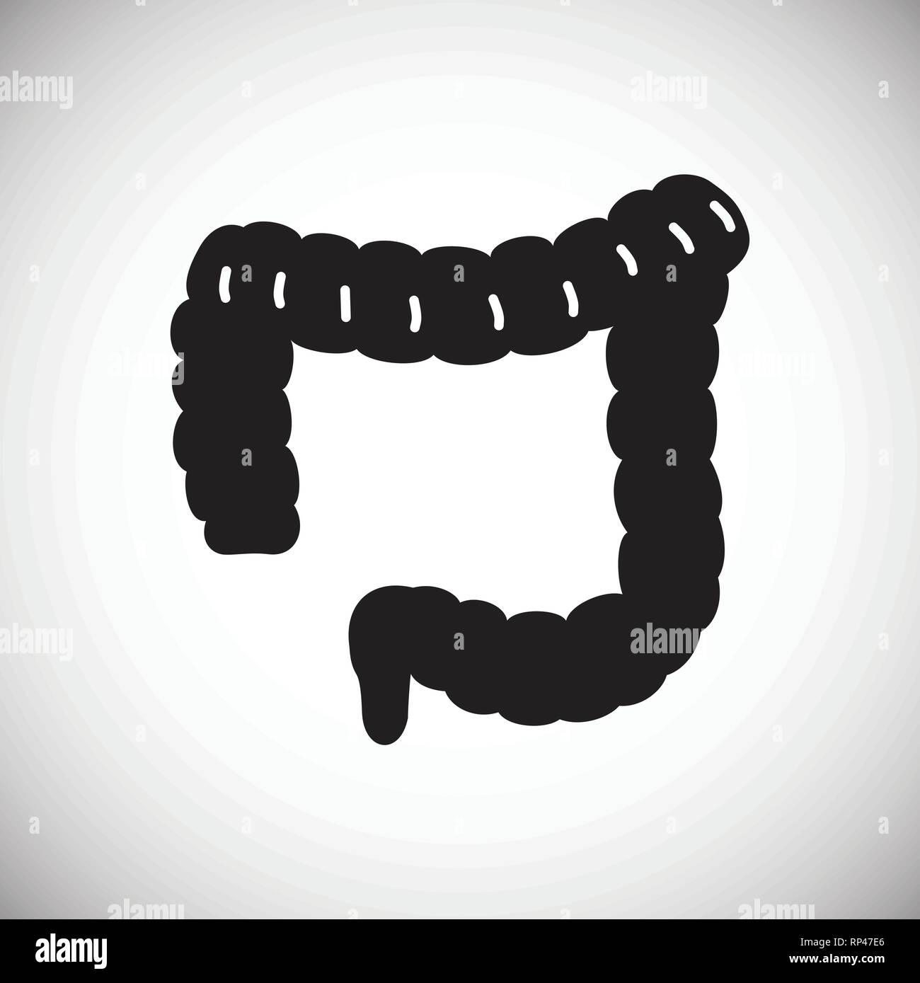 Guts icon on white background for graphic and web design, Modern simple ...