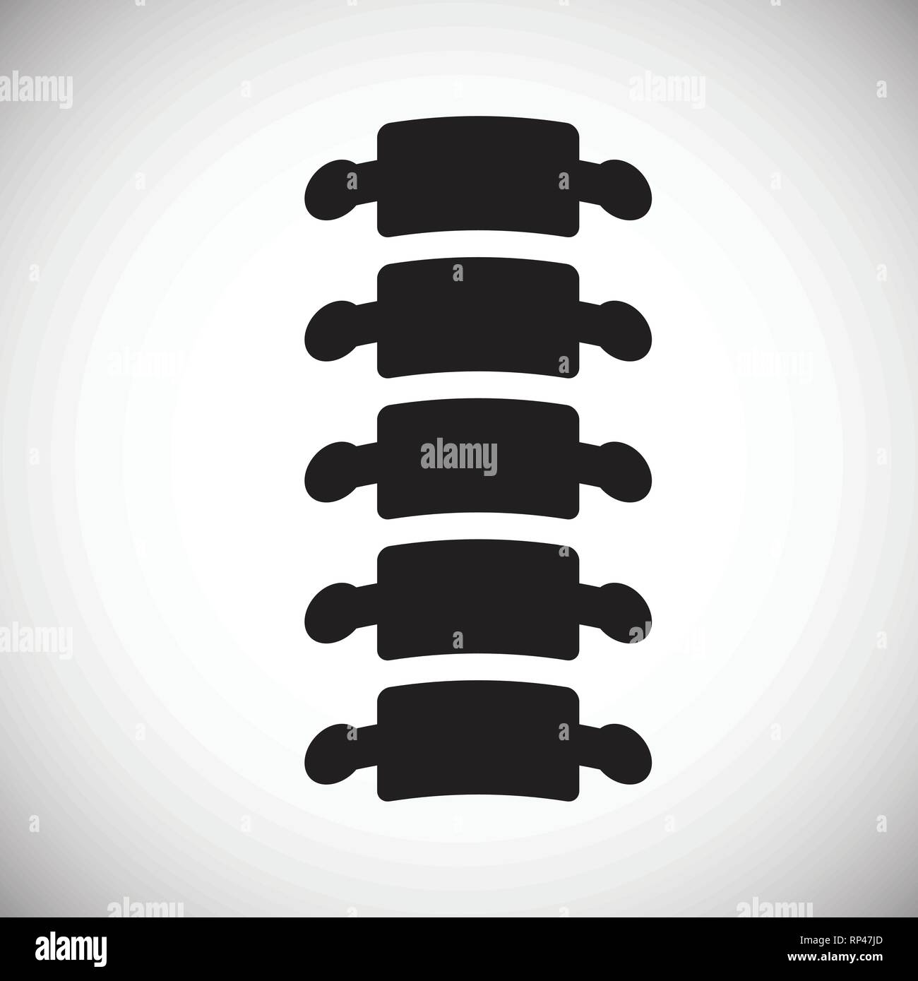 Simple spine logo icon hi-res stock photography and images - Alamy