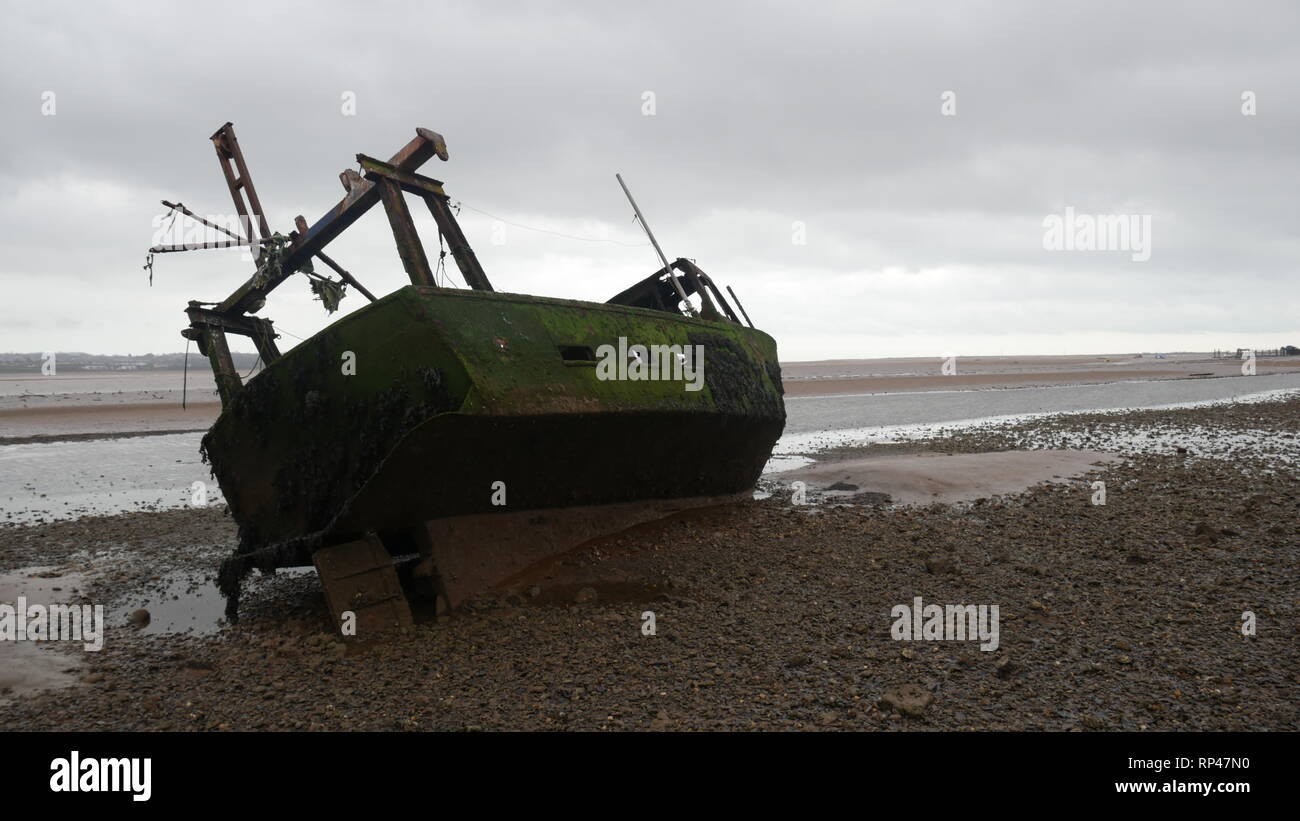 There Exe Estuary, overcast day Stock Photo - Alamy
