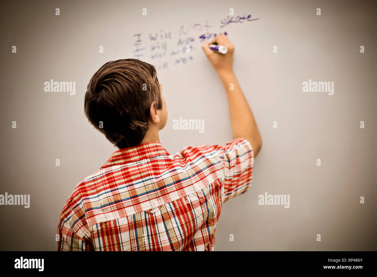 Child Writing Lines Stock Photos & Child Writing Lines Stock Images - Alamy