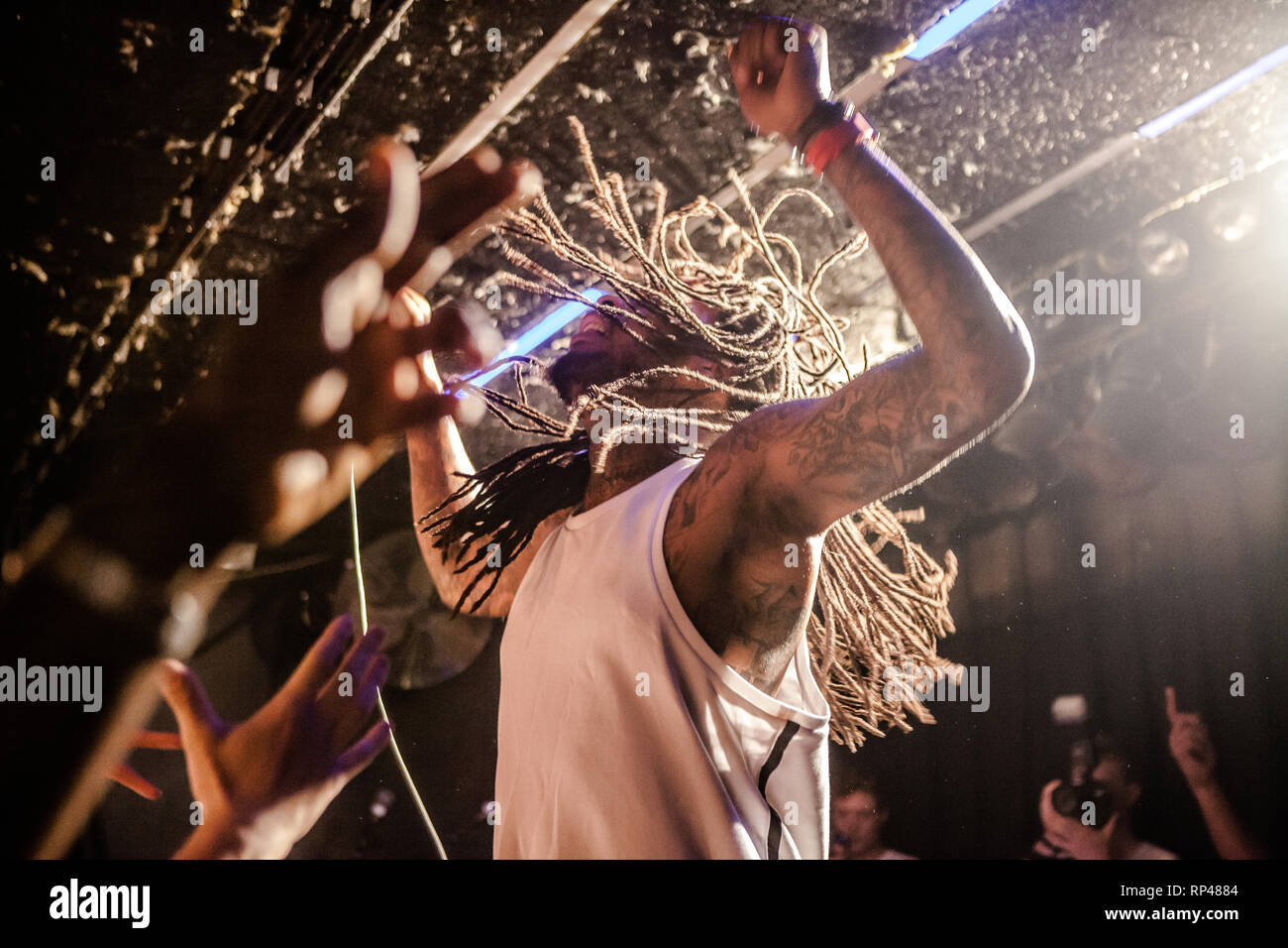 The American rapper Waka Flocka Flame performs a live concert at Rust ...