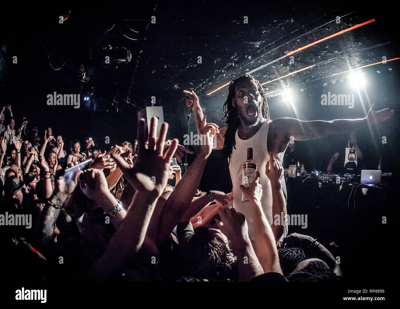 The American rapper Waka Flocka Flame performs a live concert at Rust as part of the Danish ...