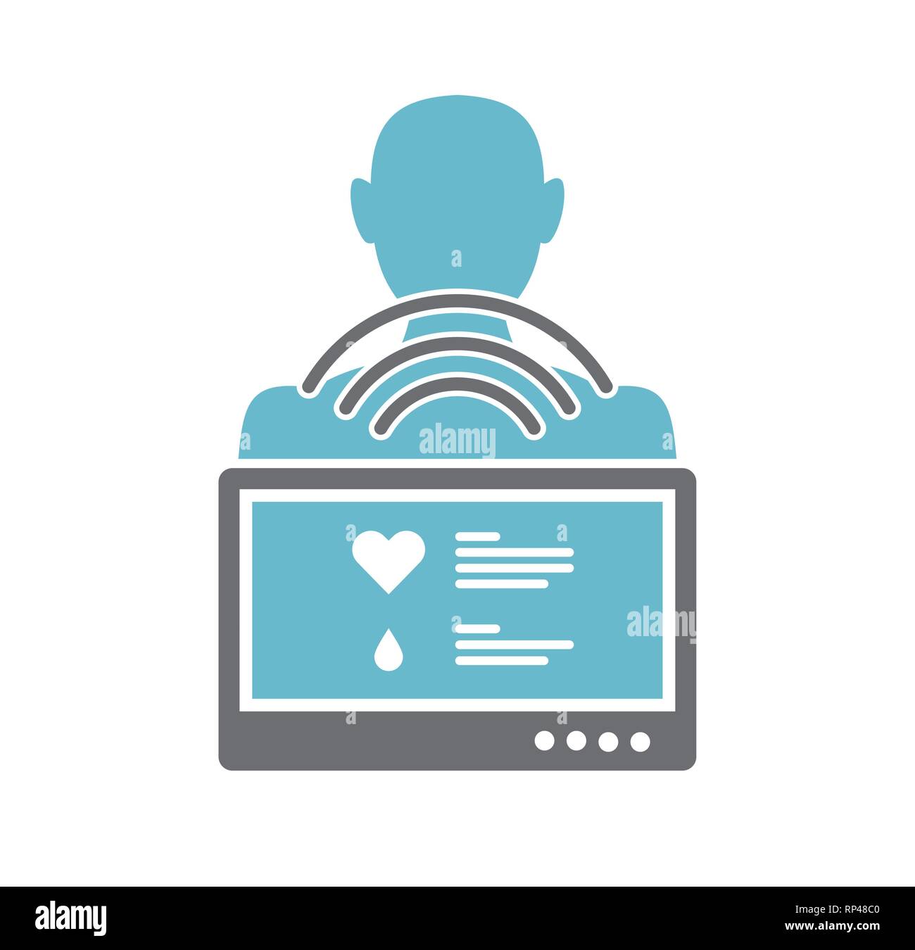 Check up icon on white background for graphic and web design, Modern ...