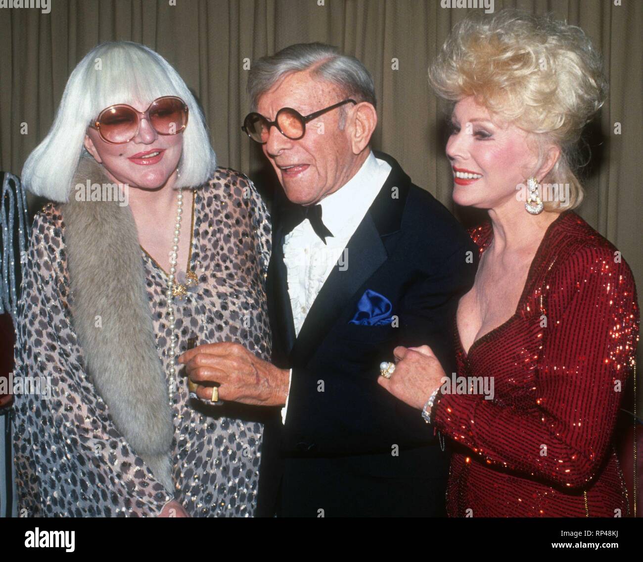 Peggy Lee George Burns Eva Gabor 1982 Photo By John Barrett/PHOTOlink ...