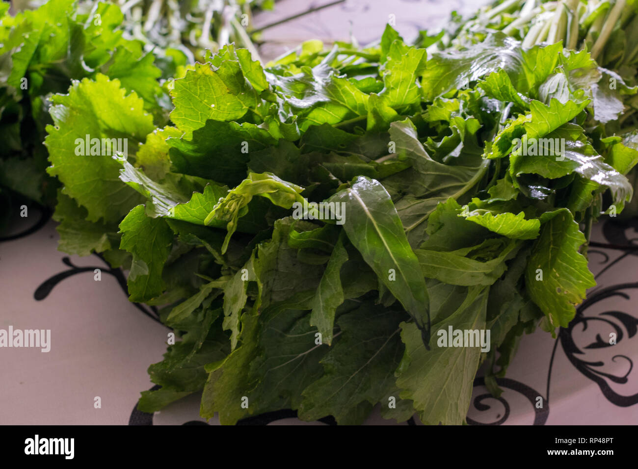 Turnip greens hi-res stock photography and images - Alamy