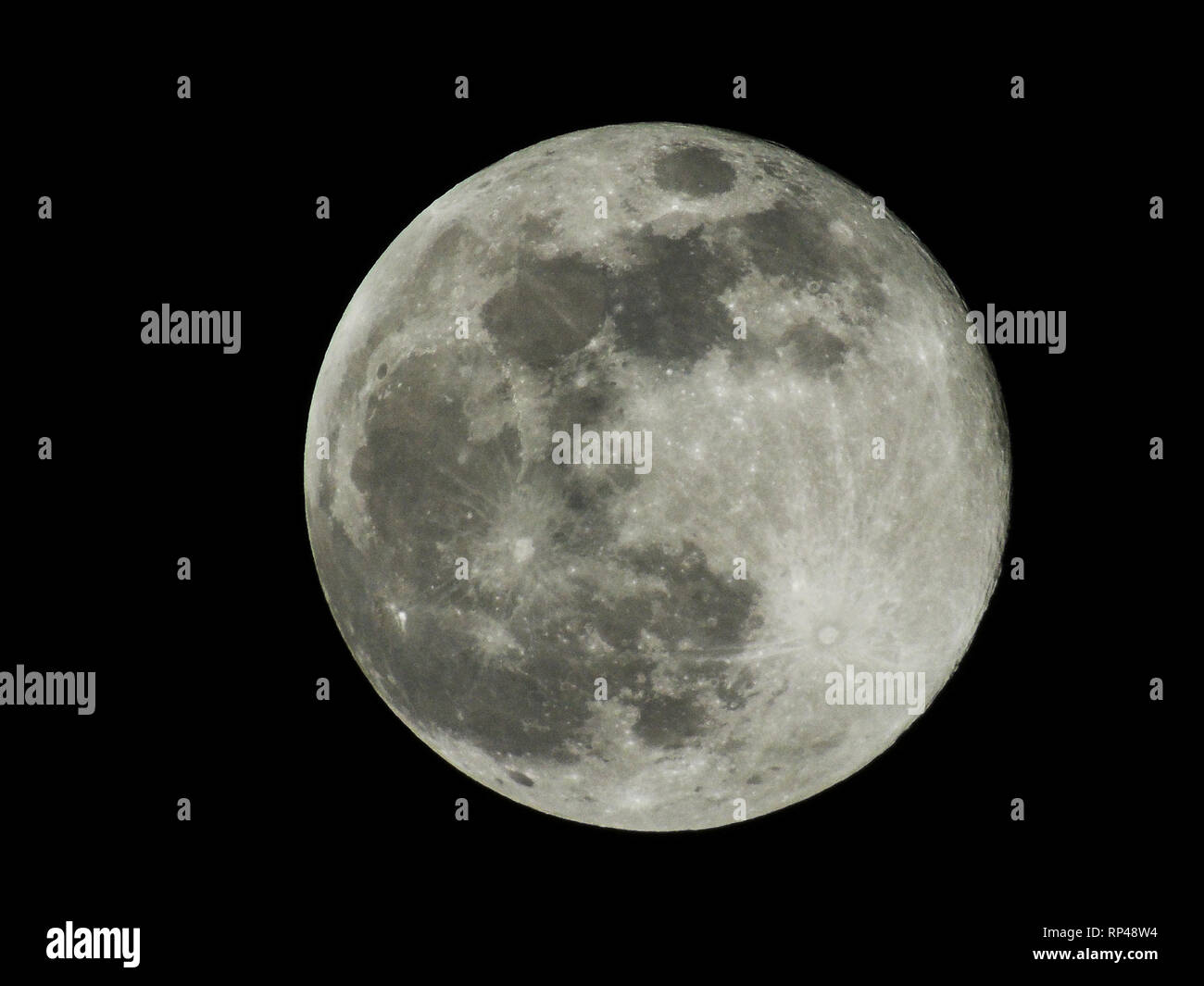 Brightest moon hi-res stock photography and images - Alamy