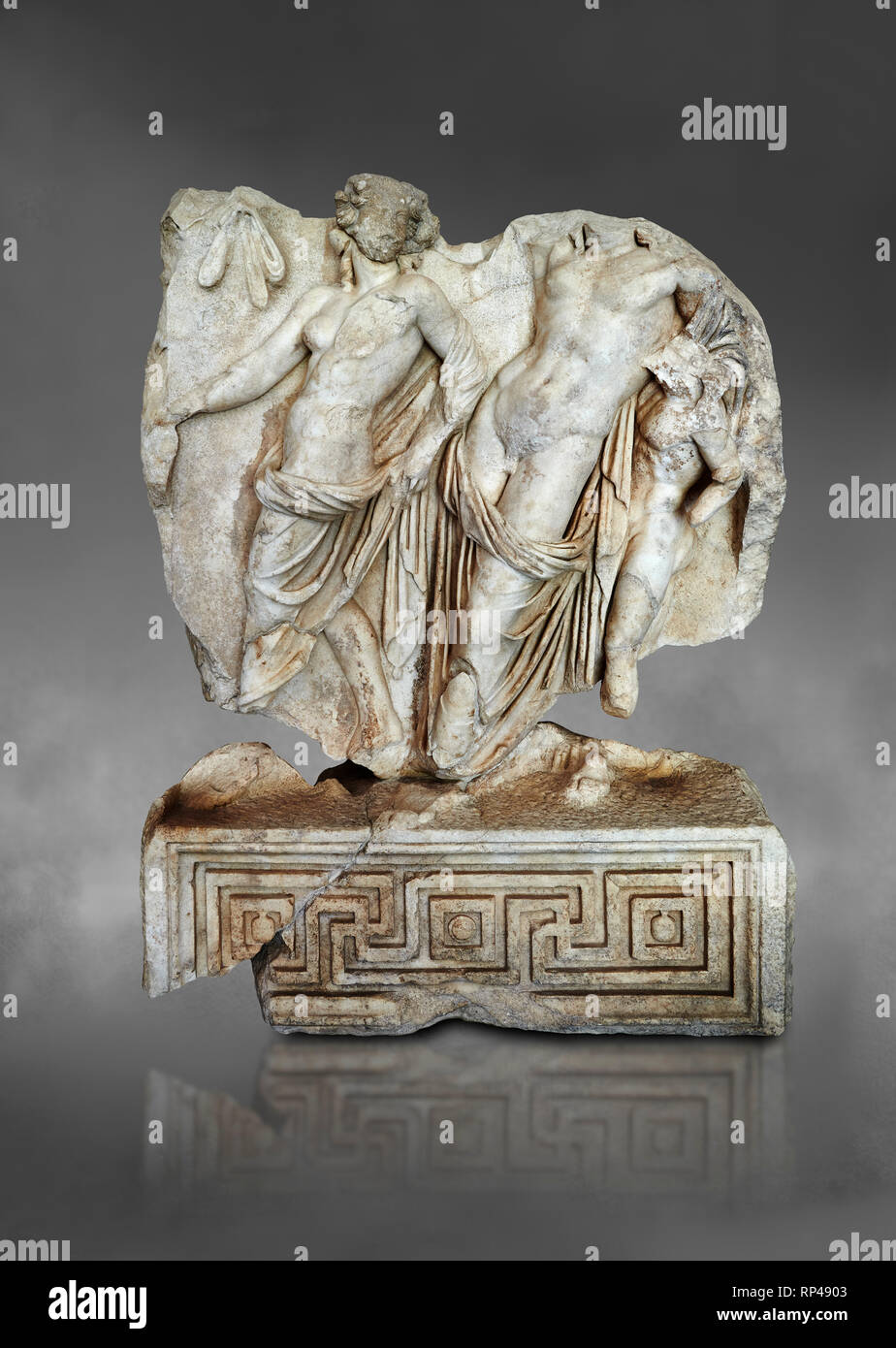 Roman Sebasteion relief sculpture of Dionysus Drunk Aphrodisias Museum ...