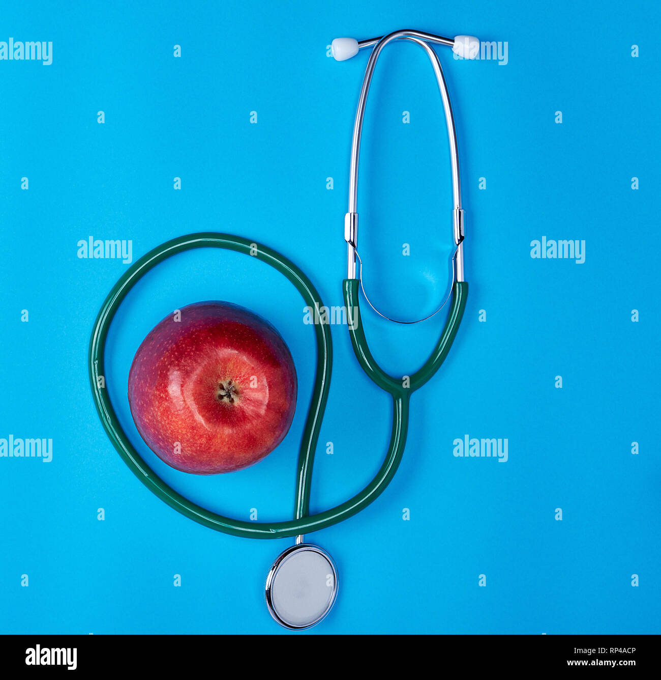 Stethoscope apple medical hi-res stock photography and images - Alamy
