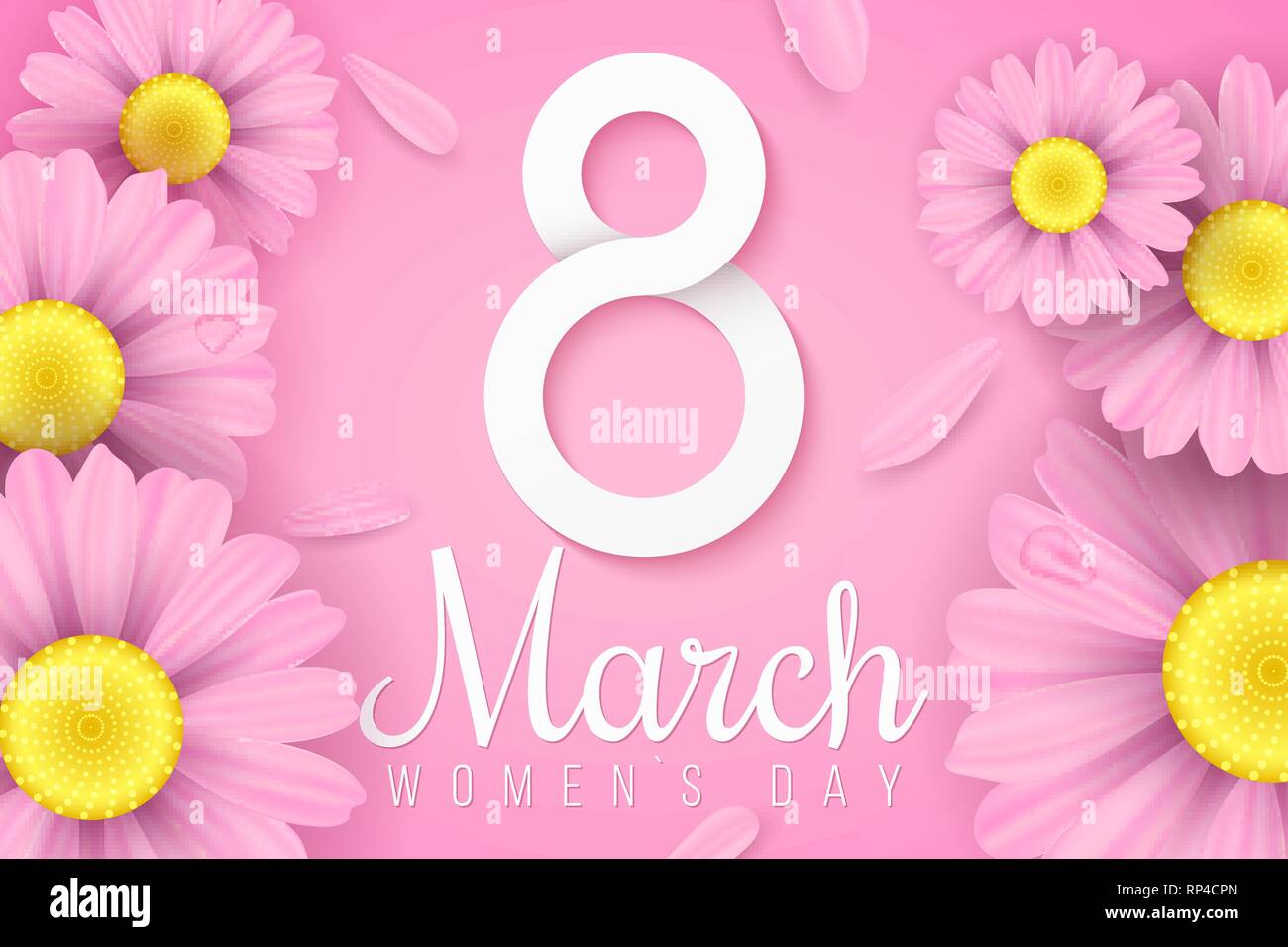 Paper daisy Stock Vector Images - Alamy