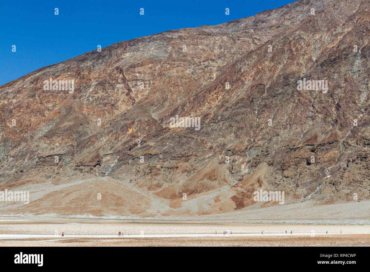 Visitors walking badwater salt hi-res stock photography and images - Alamy