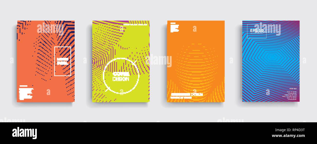 Minimal Vector cover designs. Future Poster template Stock Vector Image ...