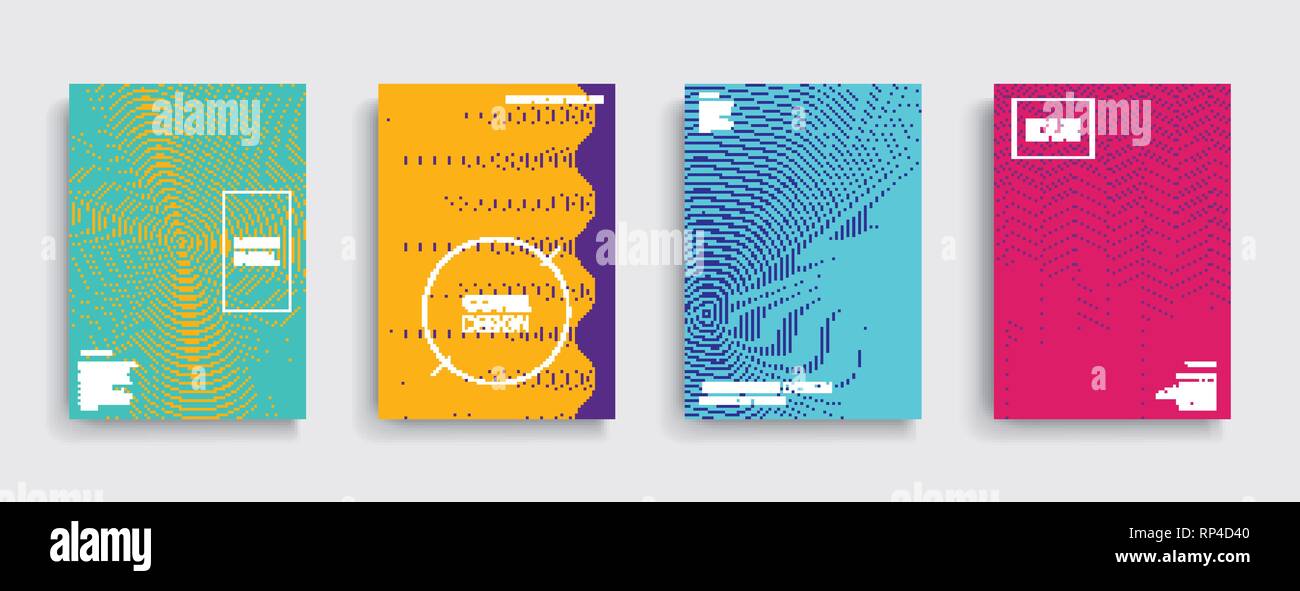 Minimal Vector cover designs. Future Poster template Stock Vector Image ...