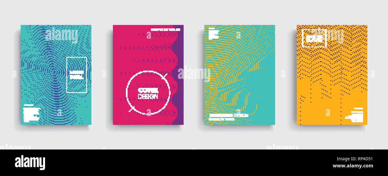 Minimal Vector cover designs. Future Poster template Stock Vector Image ...