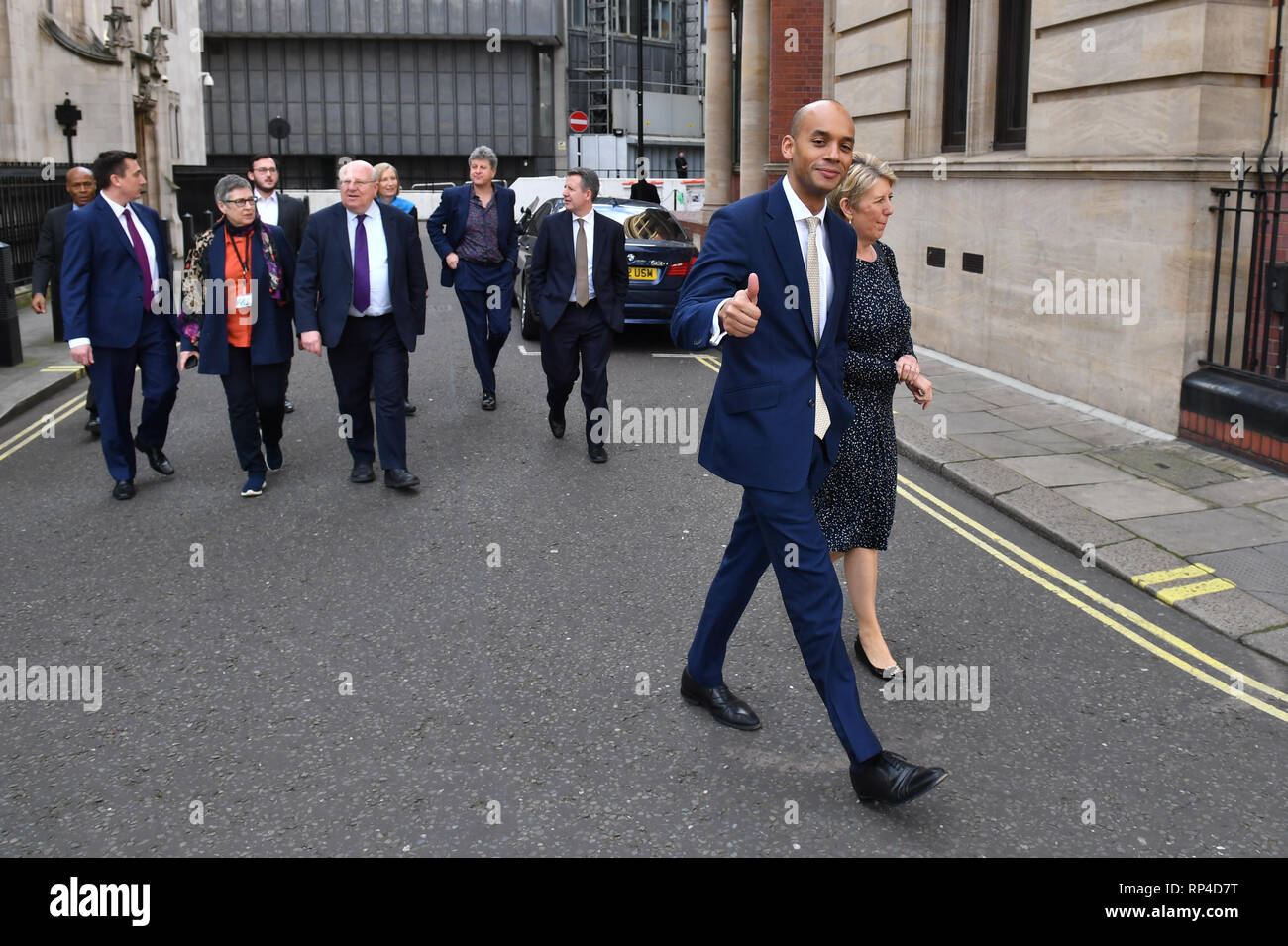 Chuka Umunna and Angela Smith (foreground) with Gavin Shuker, Ann ...
