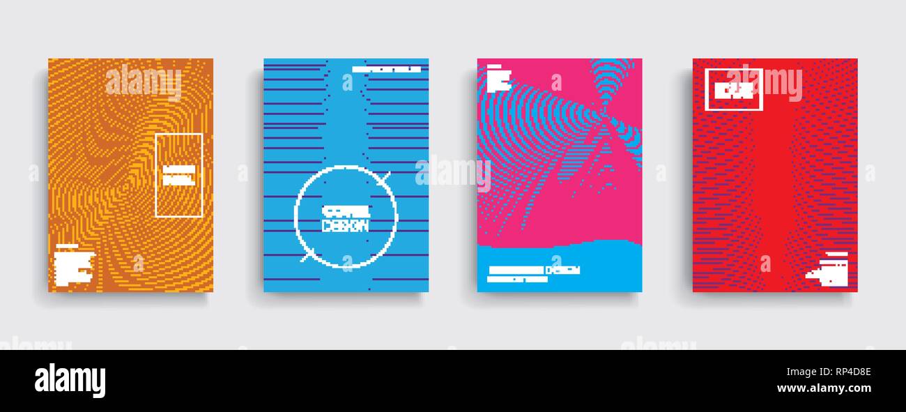 Minimal Vector cover designs. Future Poster template Stock Vector Image ...