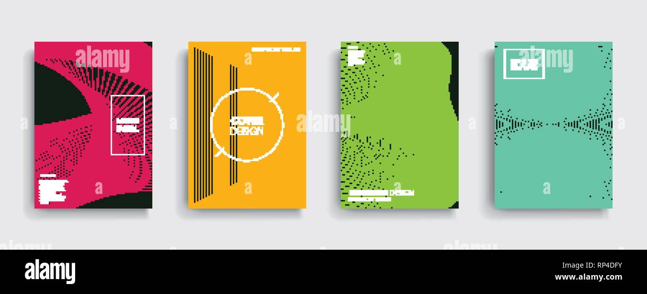Minimal Vector cover designs. Future Poster template Stock Vector Image ...