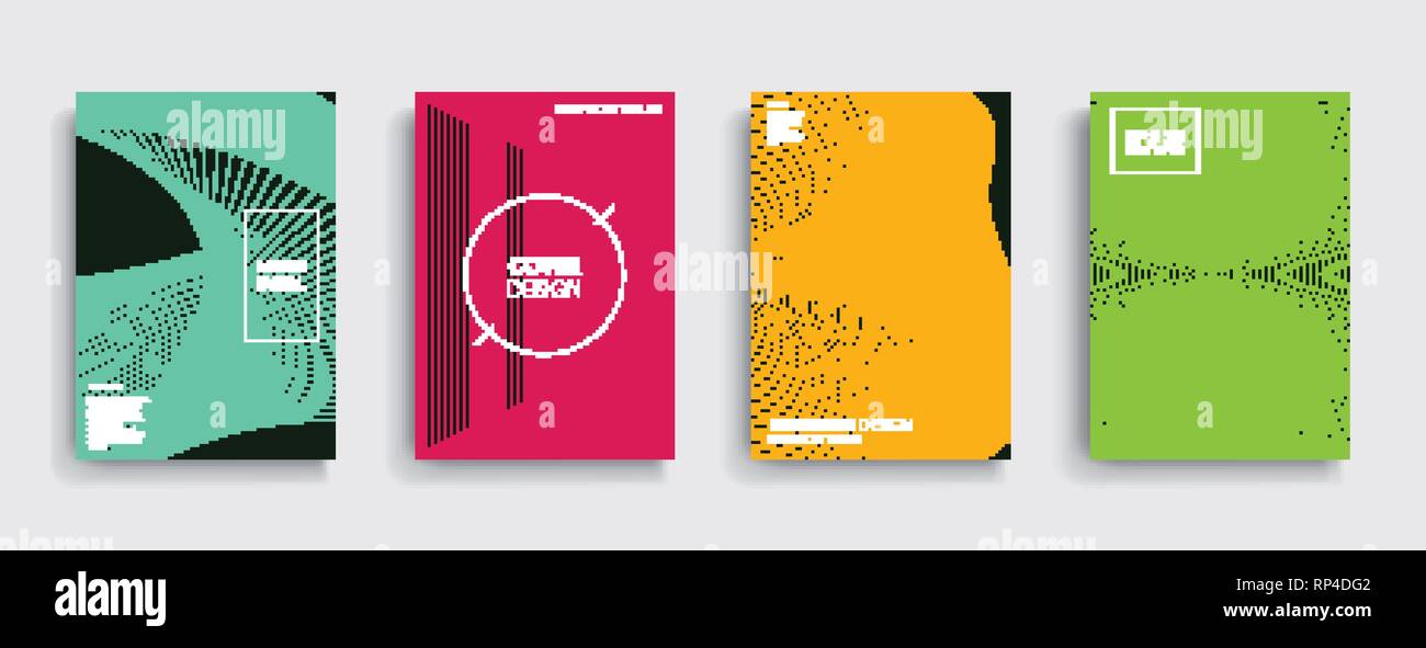 Minimal Vector cover designs. Future Poster template Stock Vector Image ...