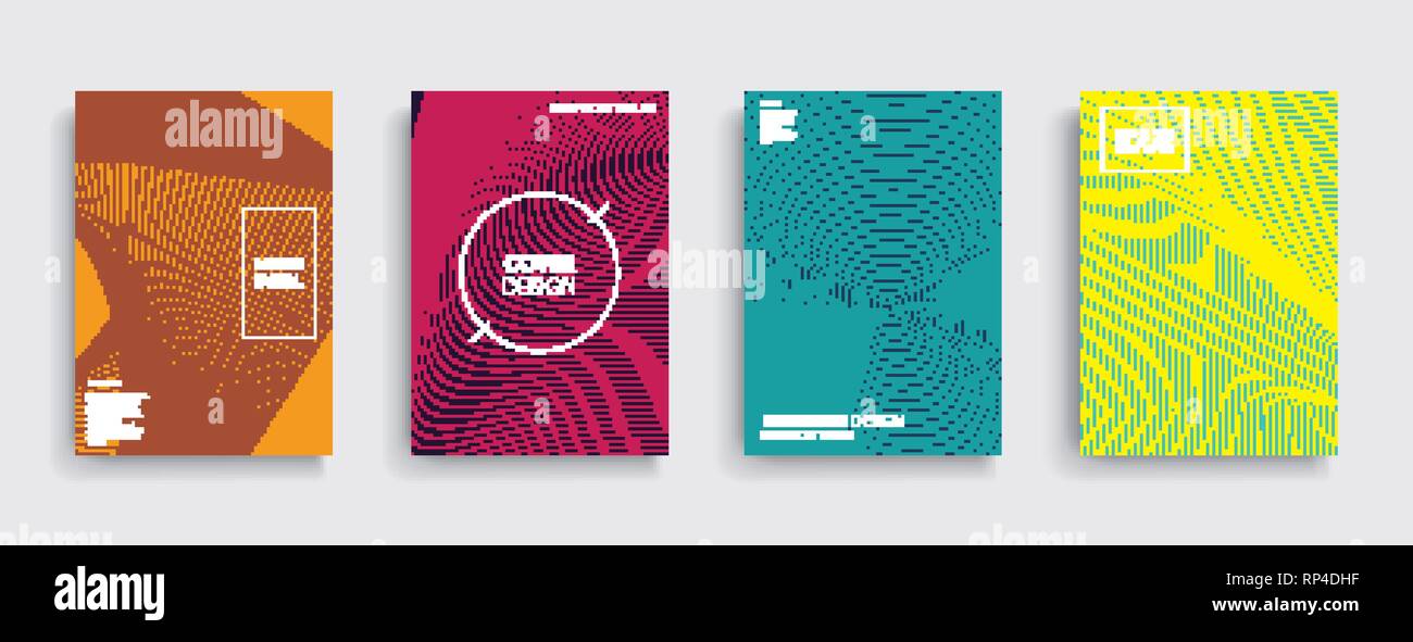 Minimal Vector cover designs. Future Poster template Stock Vector Image ...