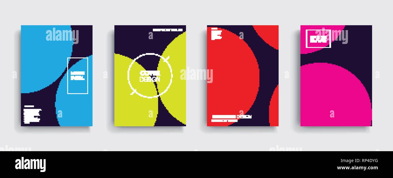 Minimal Vector cover designs. Future Poster template Stock Vector Image ...