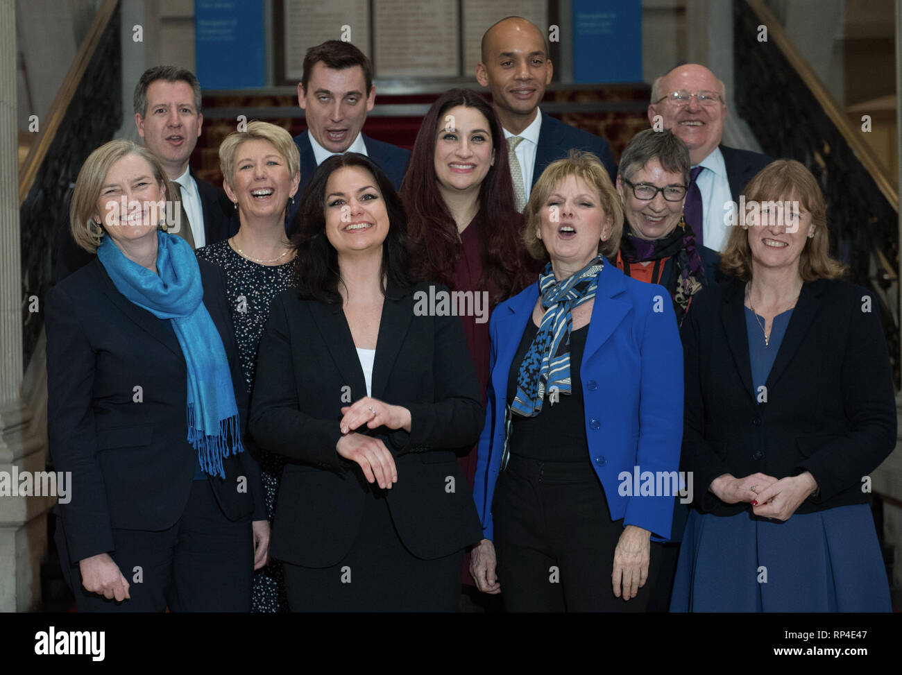 Labour mps left to right chris leslie ann coffey hi-res stock ...
