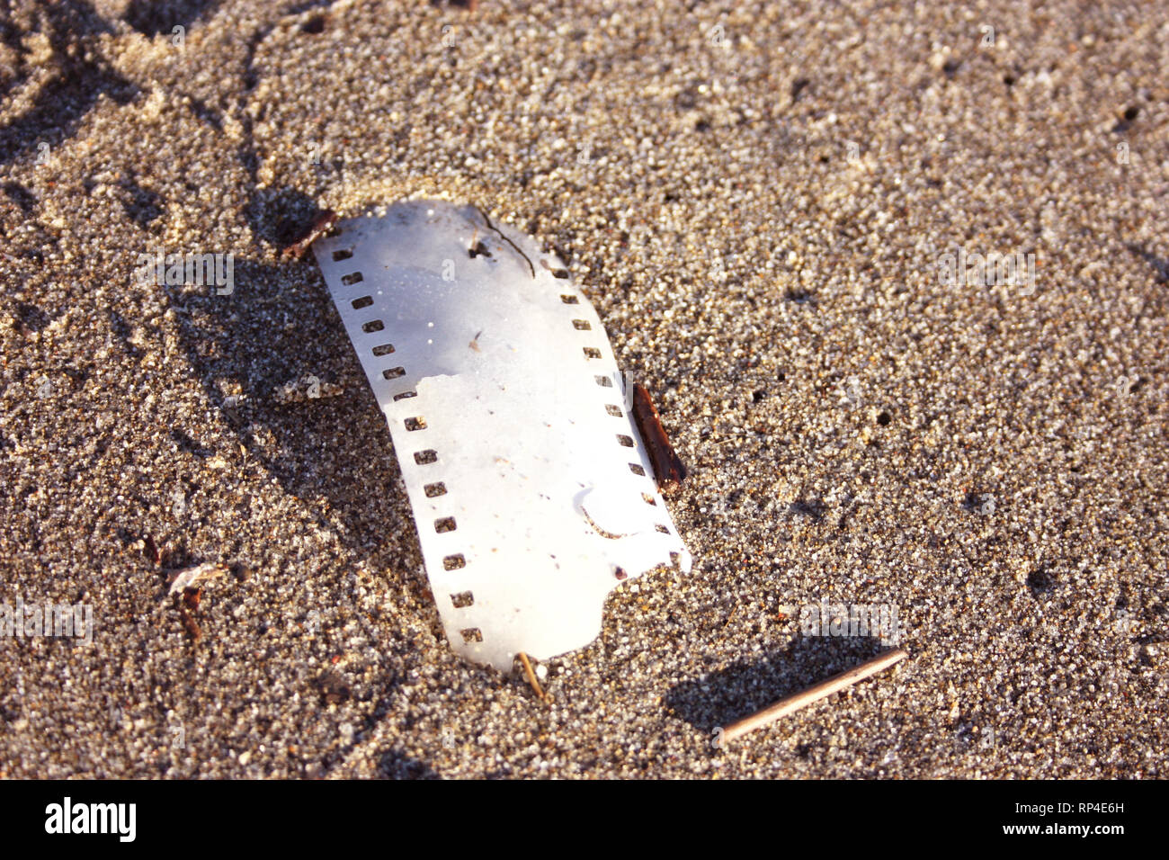 piece of analogue strip film Stock Photo - Alamy