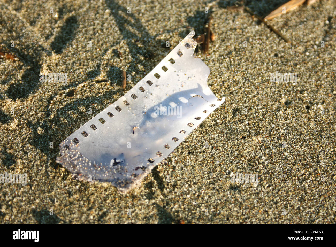 piece of analogue strip film Stock Photo - Alamy