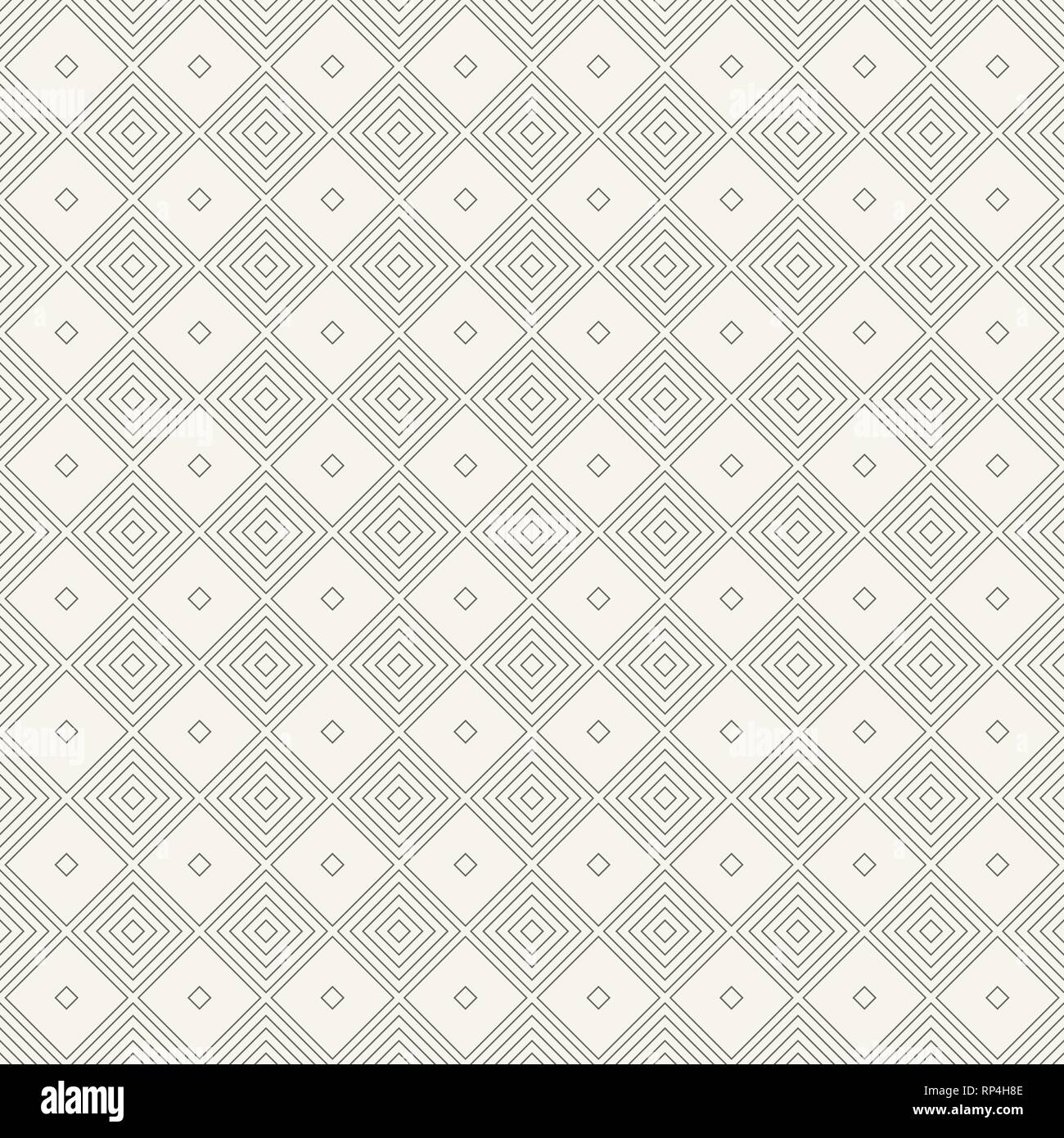 Vector seamless pattern. Regularly repeating geometric tiles of rhombuses. Abstract geometric ...