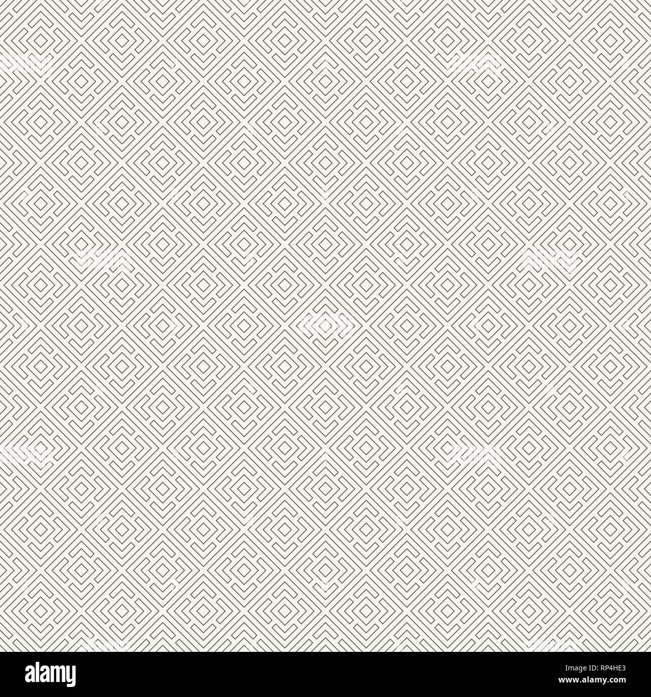 Vector seamless pattern. Regularly repeating geometric tiles of rhombuses. Abstract geometric ...