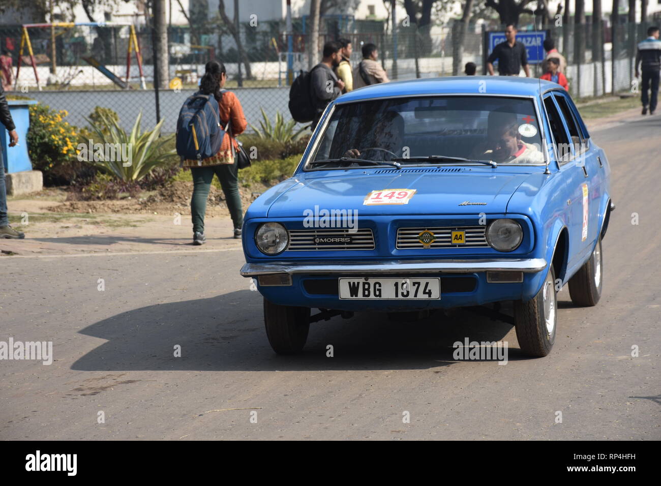 1972 Morris Marina car with 1 hp and 4 cylinder engine. WBG 1974 India ...