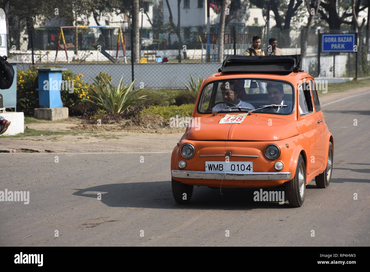 1972 Fiat 500 car with 8 hp engine. WMB 0104 India Stock Photo - Alamy