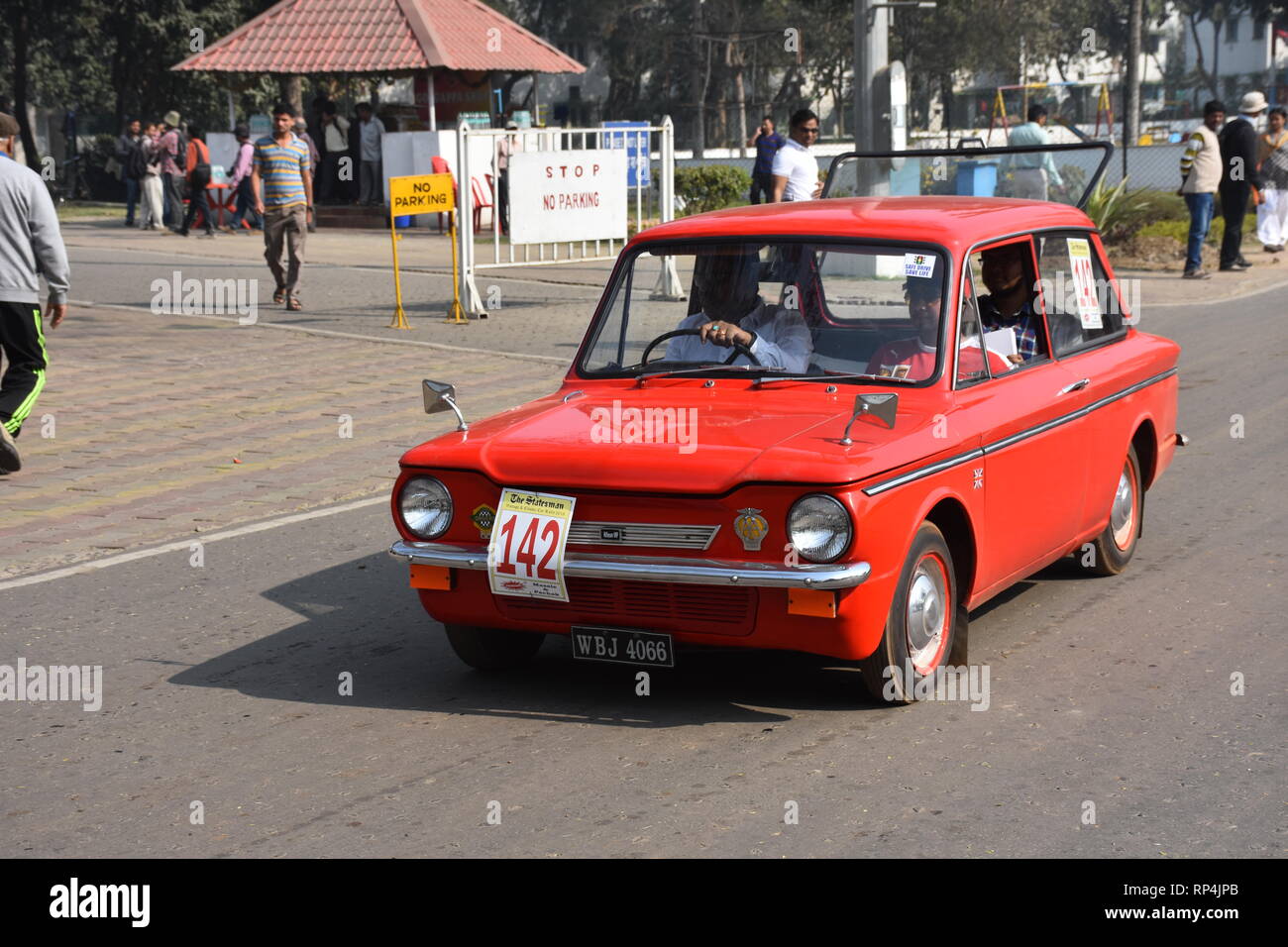 1965 Hillman car with 8 hp and 4 cylinder engine. WBJ 4066 India Stock ...