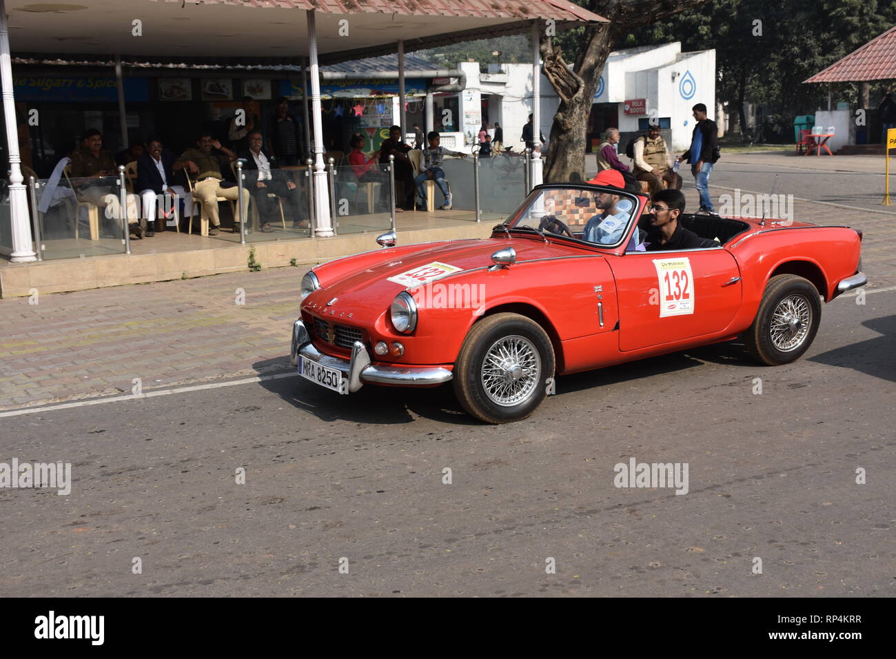 Vintage race car triumph spitfire hi-res stock photography and images ...