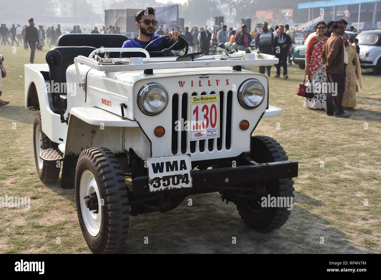 1961 Willys Jeep with 2200 cc and 4 cylinder engine. WMA 3504 India ...