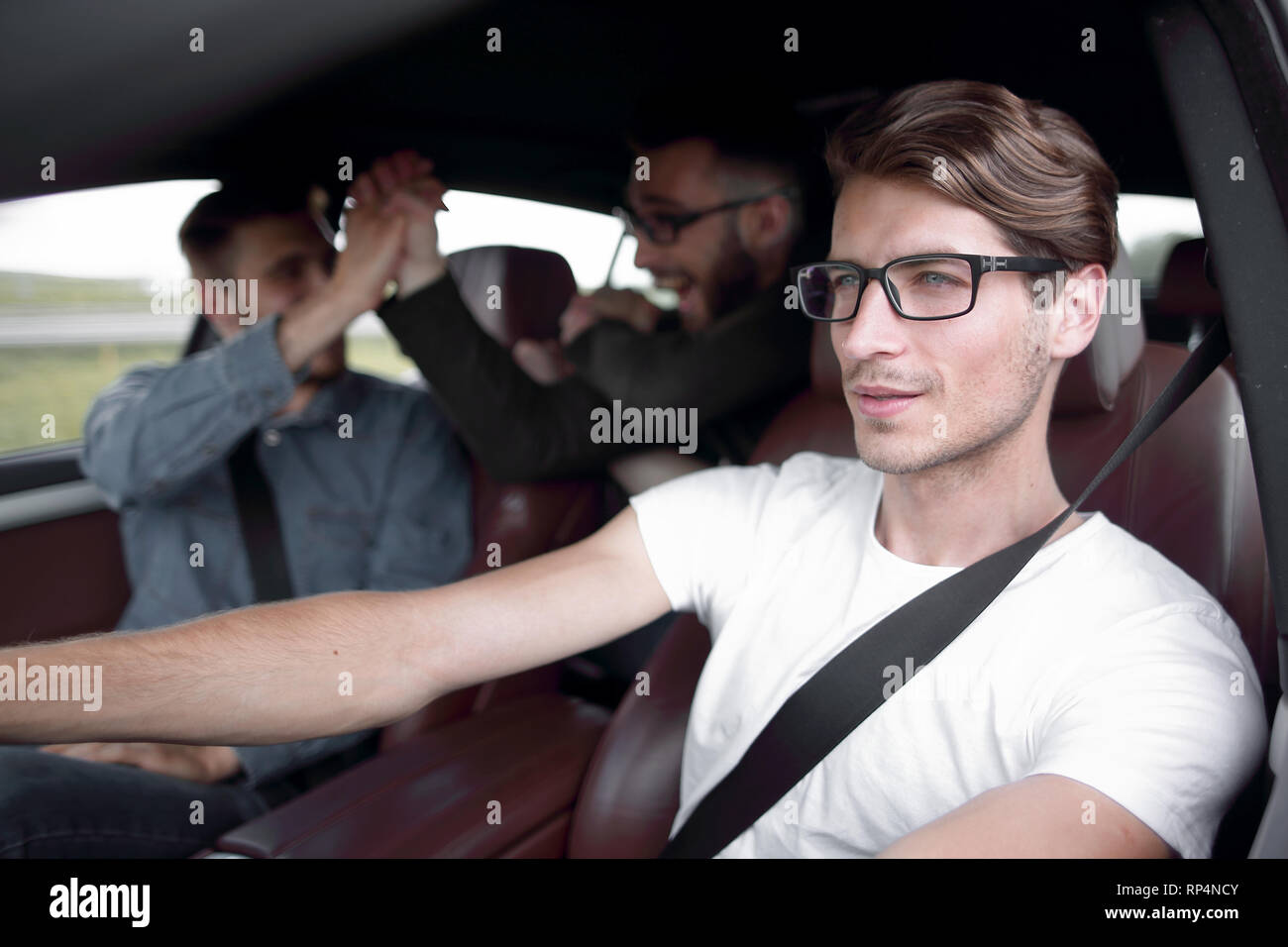 Fashion model male driving hi-res stock photography and images - Alamy