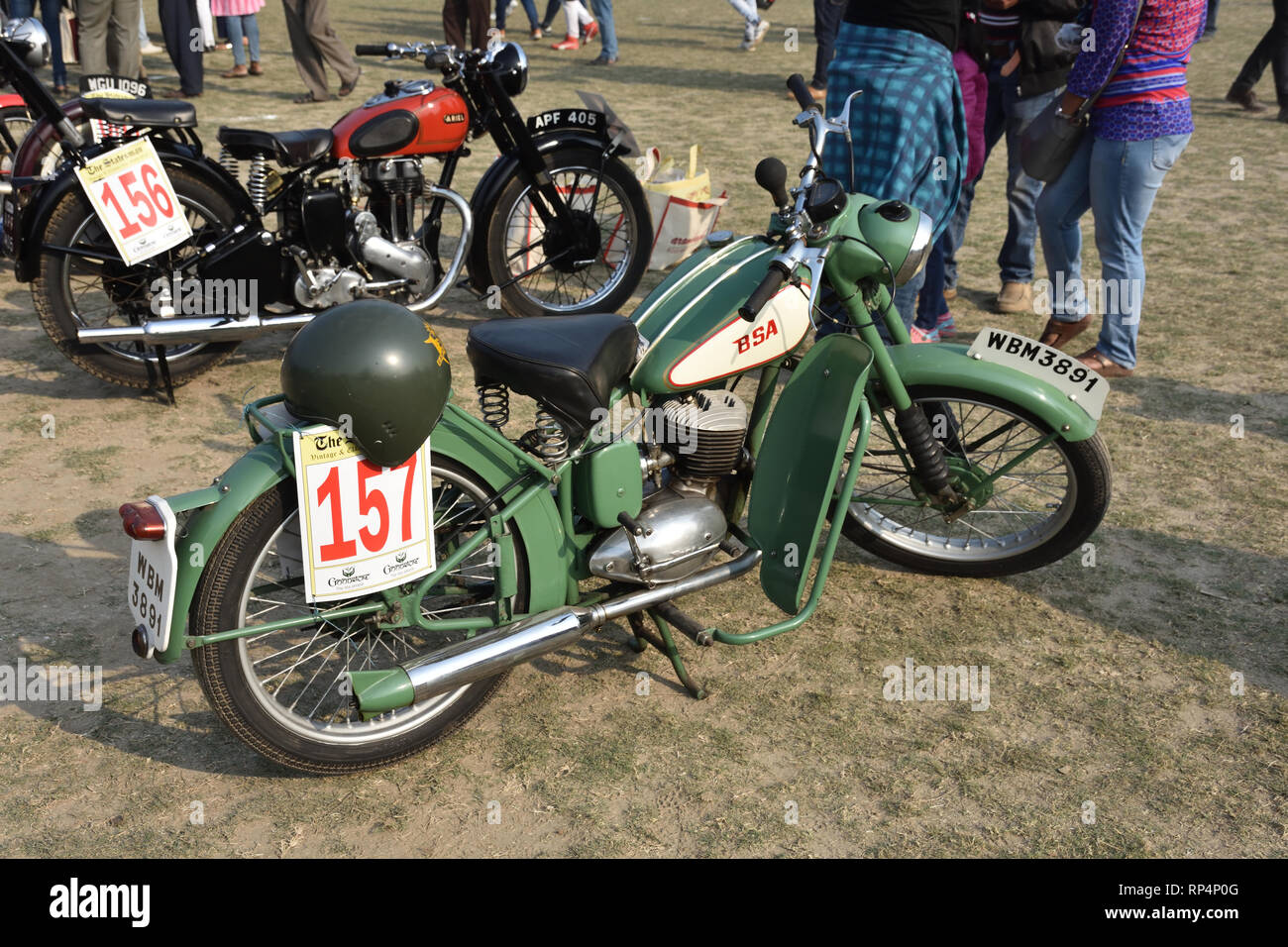 1948 BSA motorcycle with 125 cc and 1 cylinder engine. WBM 3891 India ...