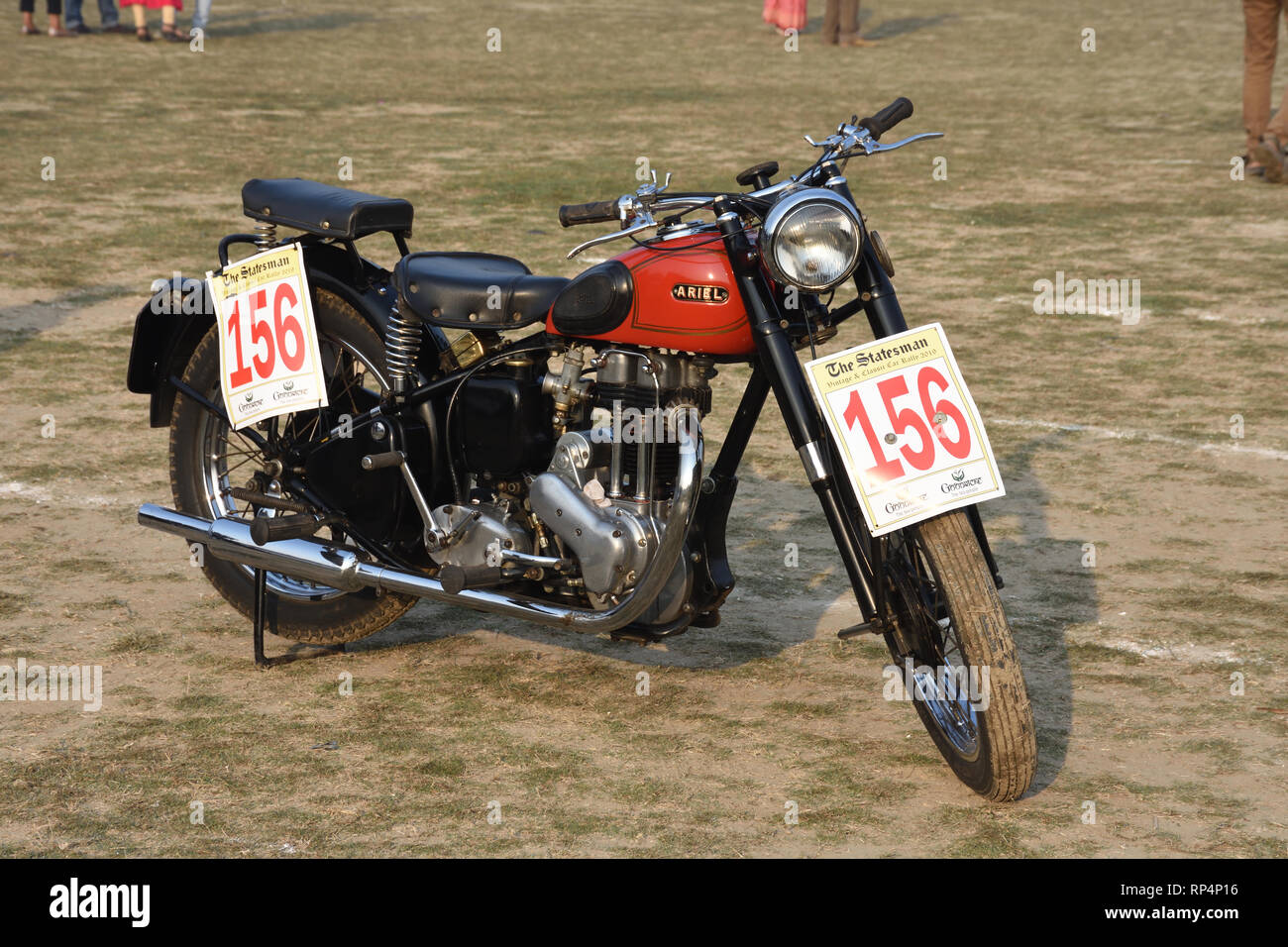 1947 Ariel motorcycle with 350 cc and 1 cylinder engine. APF 450 India ...