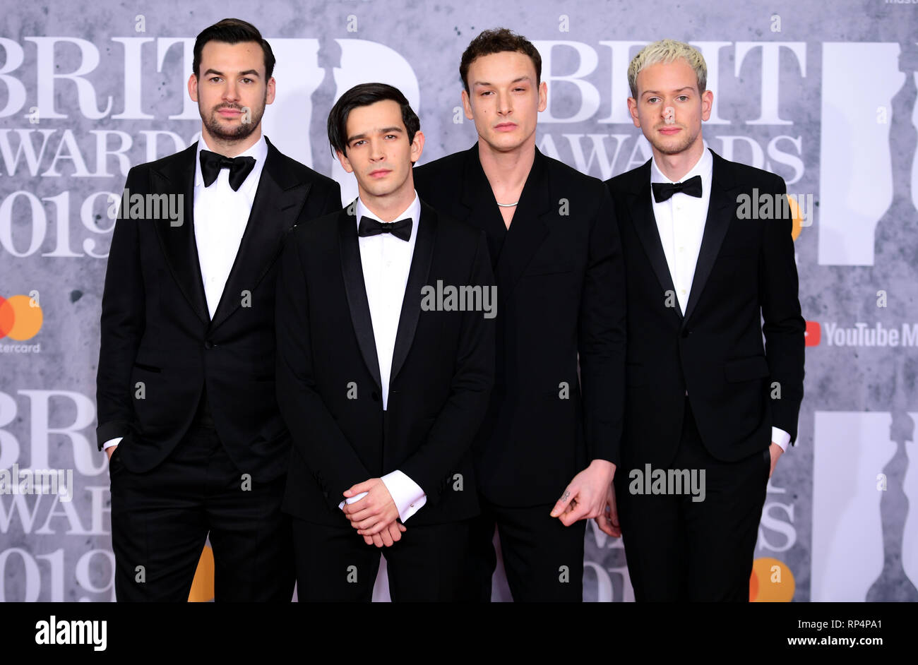 Matthew Healy, Ross MacDonald, George Daniel, Adam Hann of The 1975 ...