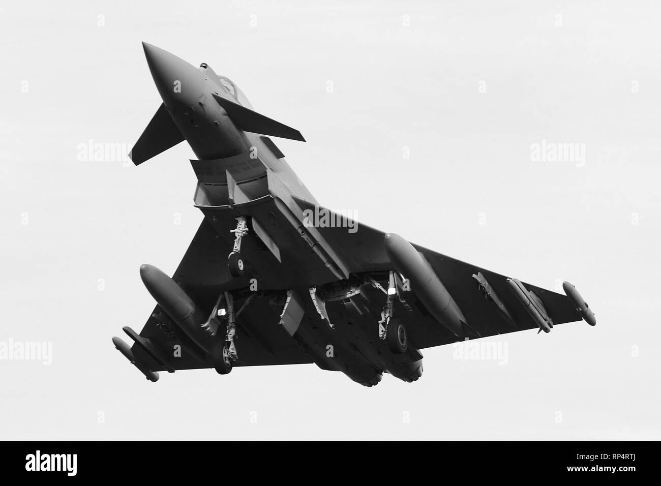 Eurofighter typhoon british Black and White Stock Photos & Images - Alamy