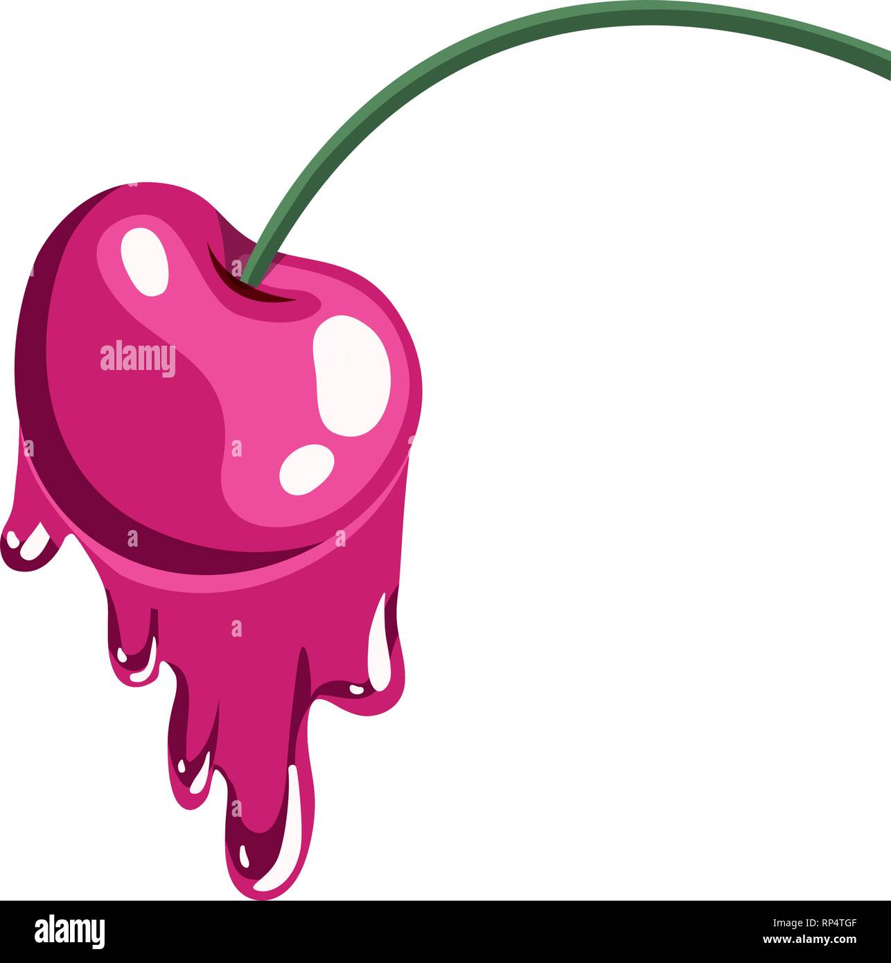 cherry dripping isolated icon Stock Vector Image & Art - Alamy