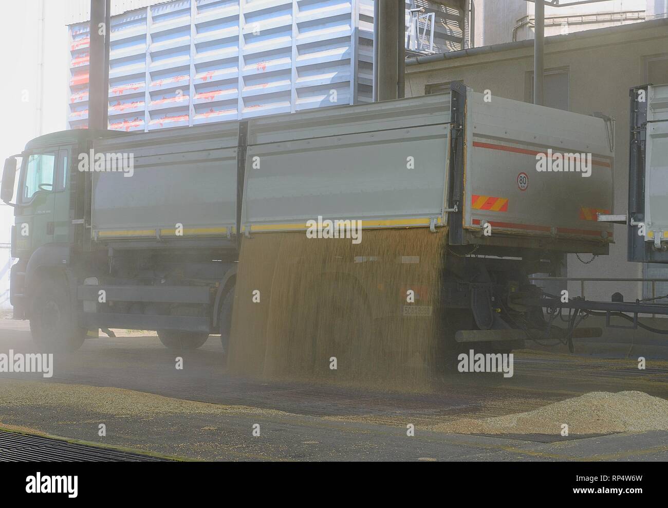 Inside lorry trailer hi-res stock photography and images - Alamy