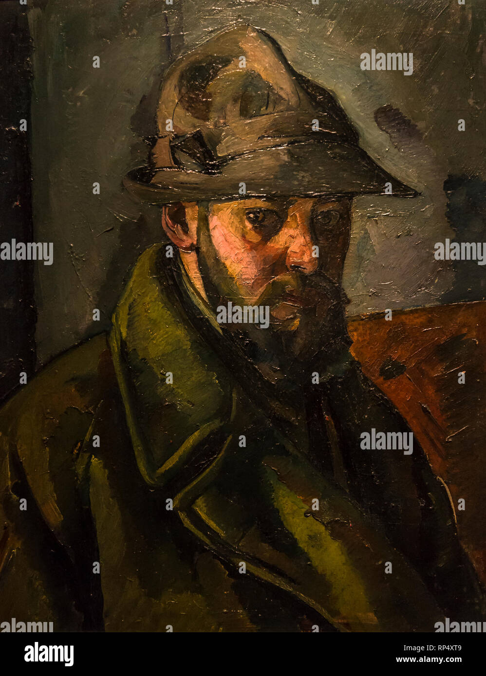 Painting 'Self-portrait', 1920, Vladimir Becic retrospective exhibition ...
